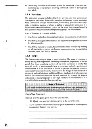 An overview on Extension | PDF