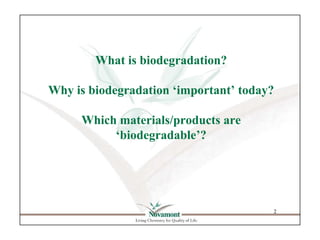 An overview on biodegradation and composting | PDF