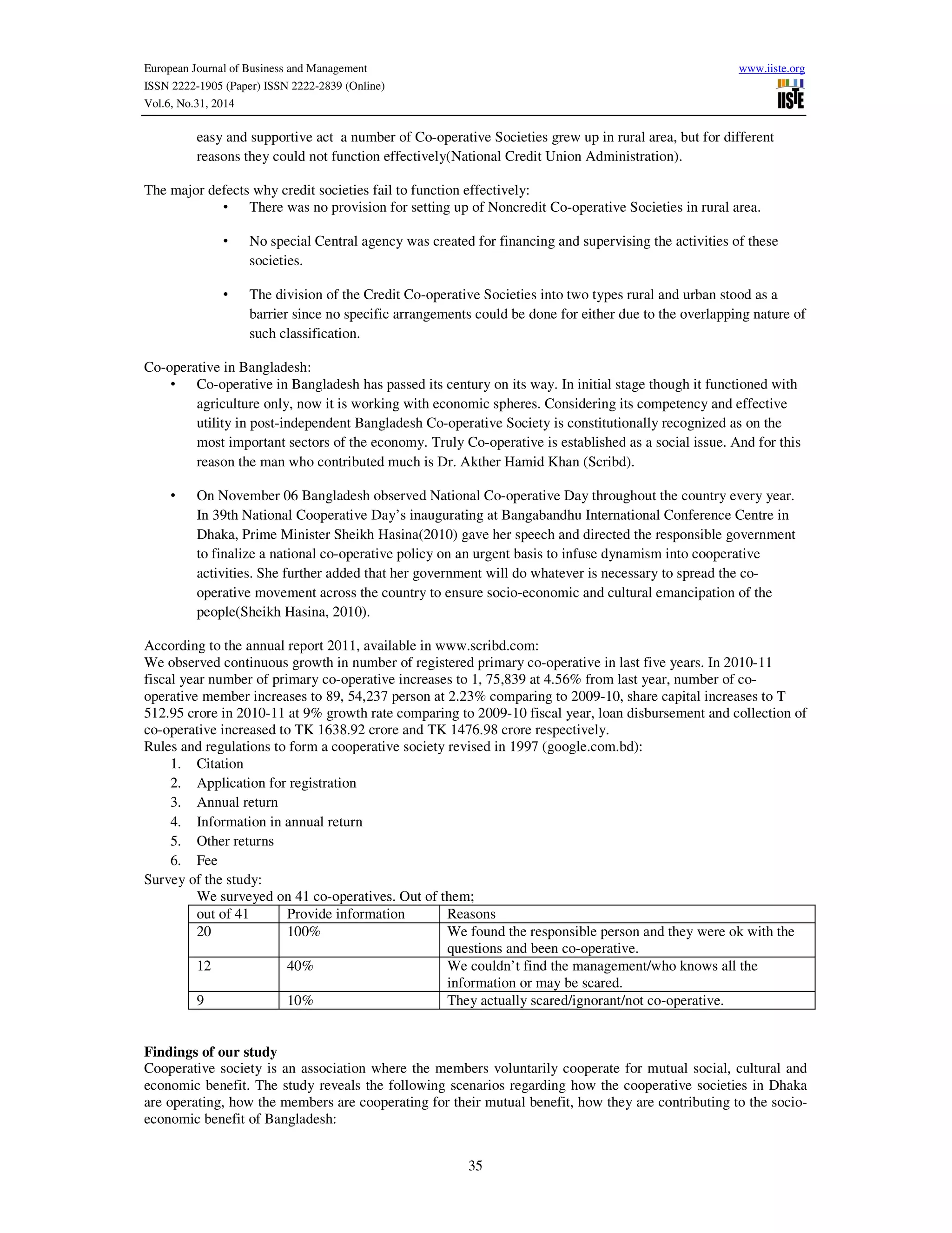 An overview on co operative societies in bangladesh | PDF