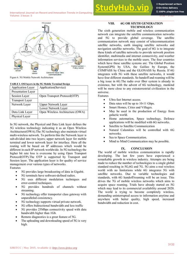 An Overview On Evolution Of Mobile Wireless Communication Networks 1G-6G | PDF | Smartphones ...