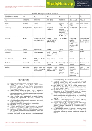 An Overview On Evolution Of Mobile Wireless Communication Networks 1G ...