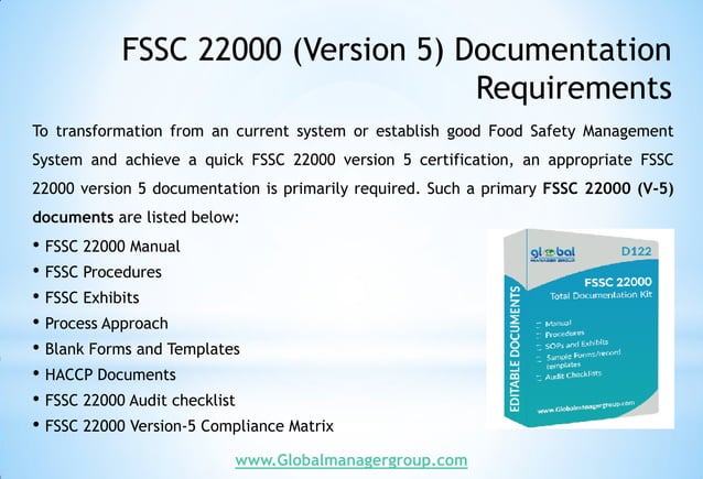 An Overview on FSSC 22000 (Version-5) Documentation kit | PDF