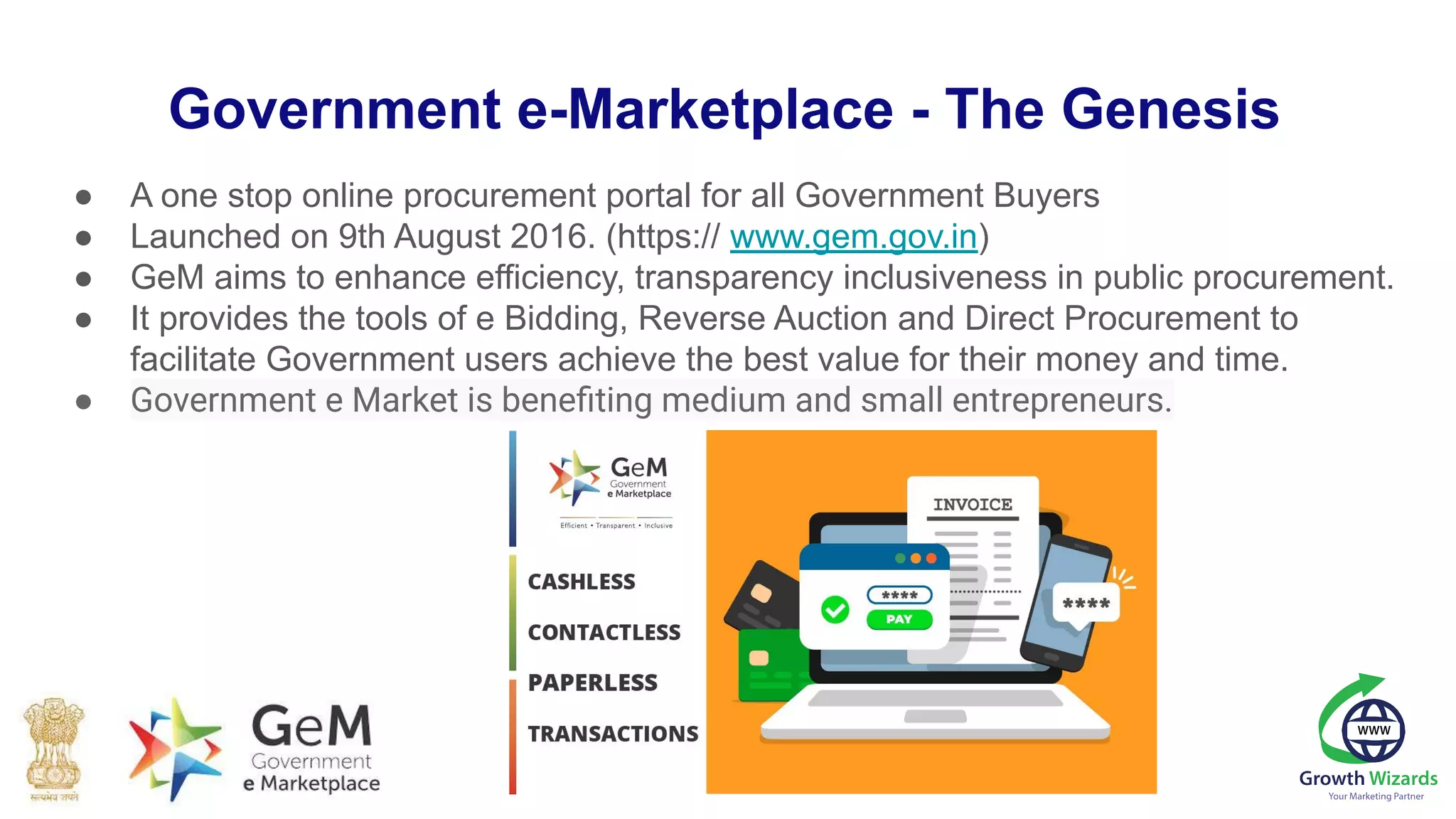 An overview on government emarketplace (ge m) | PDF