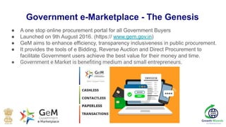 An overview on government emarketplace (ge m) | PDF