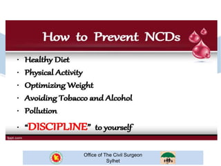 An Overview on NCDC in Bangladesh (Dr. Amzad Hossain) | PPTX | Substance Abuse | Diseases and ...