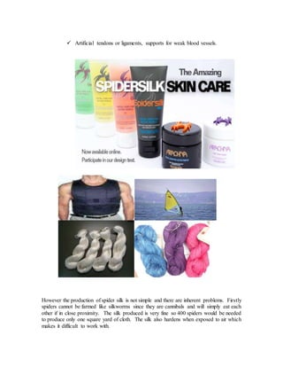 An over view on spider silk | PDF