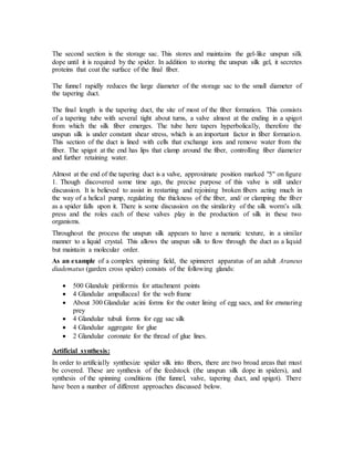 An over view on spider silk | DOCX