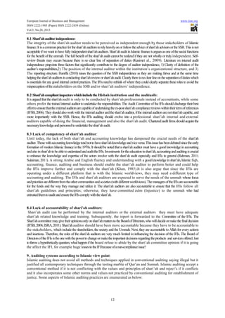 An overview on the basics of islamic audit | PDF