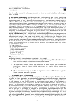 An overview on the basics of islamic audit | PDF