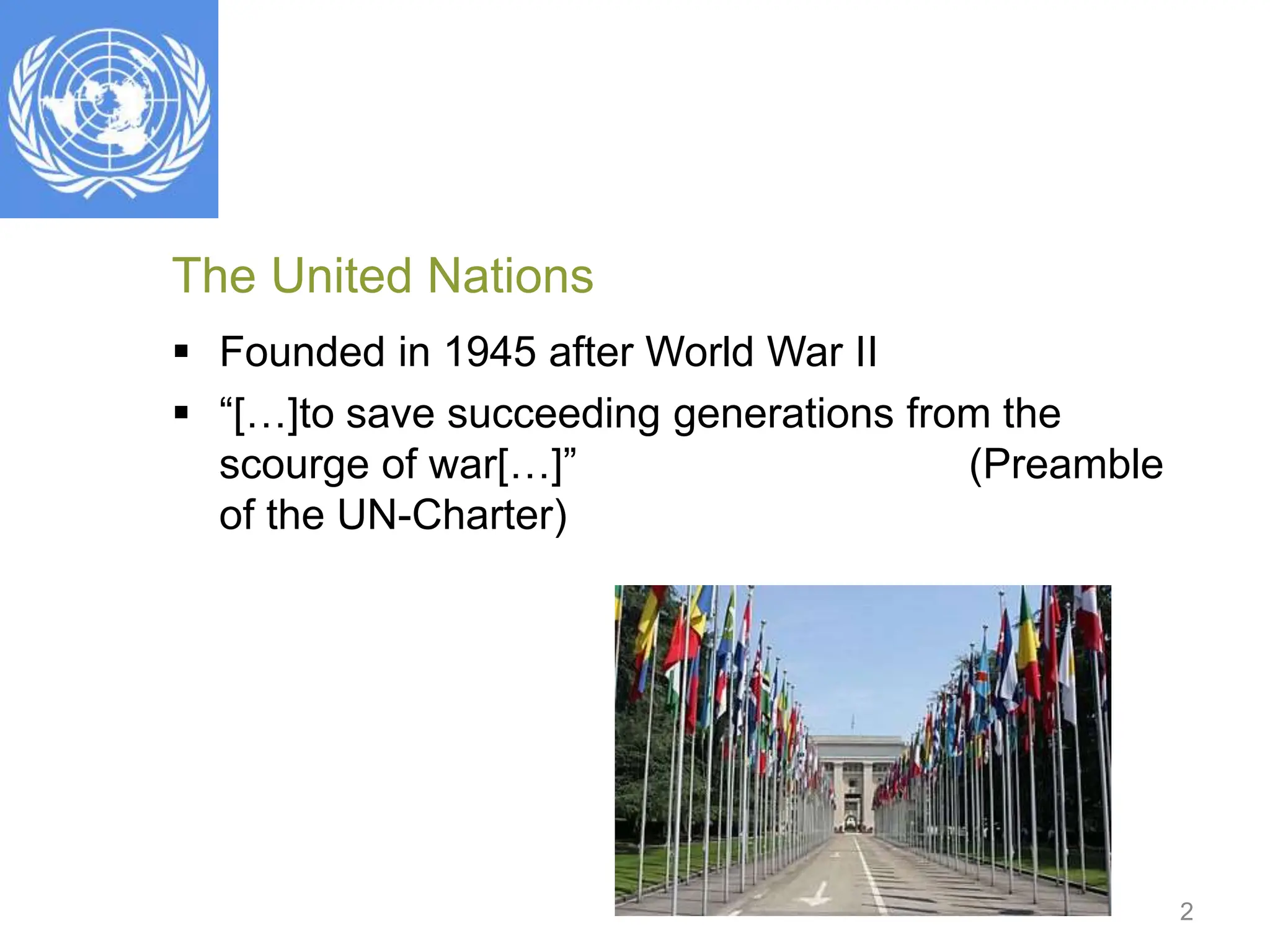 an overview on the United Nations OrganizationUNO | PPTX