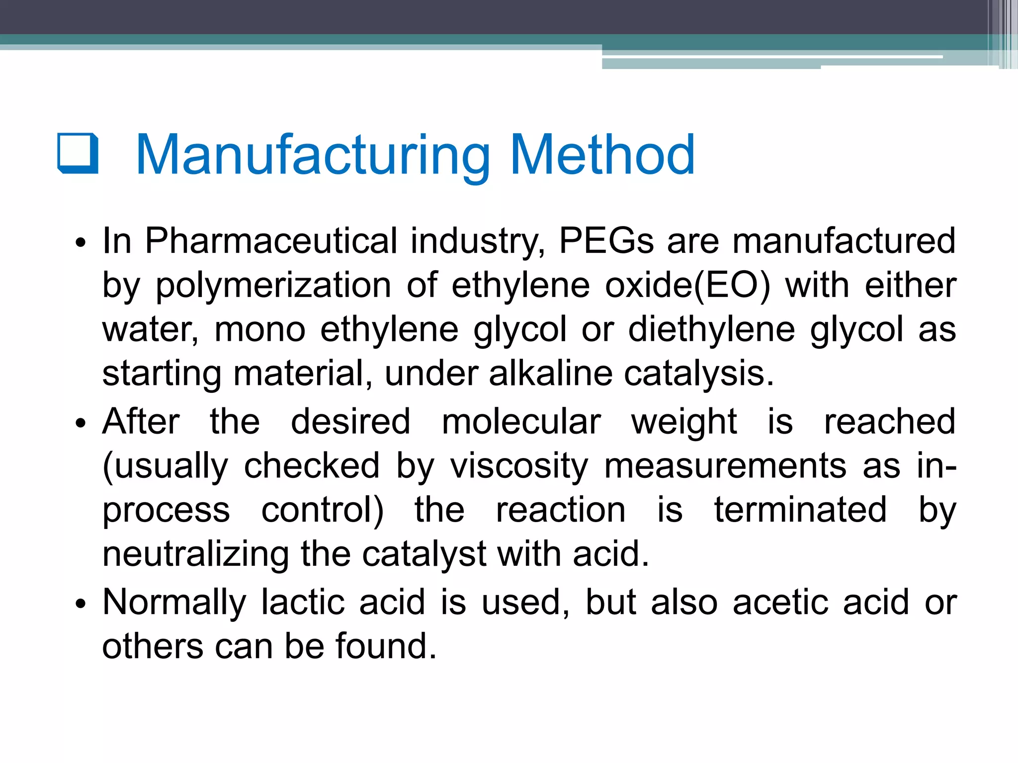 An overview peg & poloxamer | PPTX