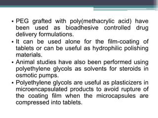 An overview peg & poloxamer | PPTX