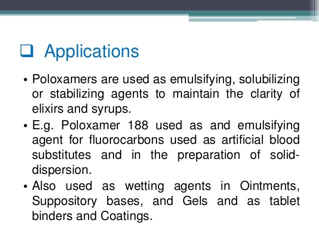 An overview peg & poloxamer