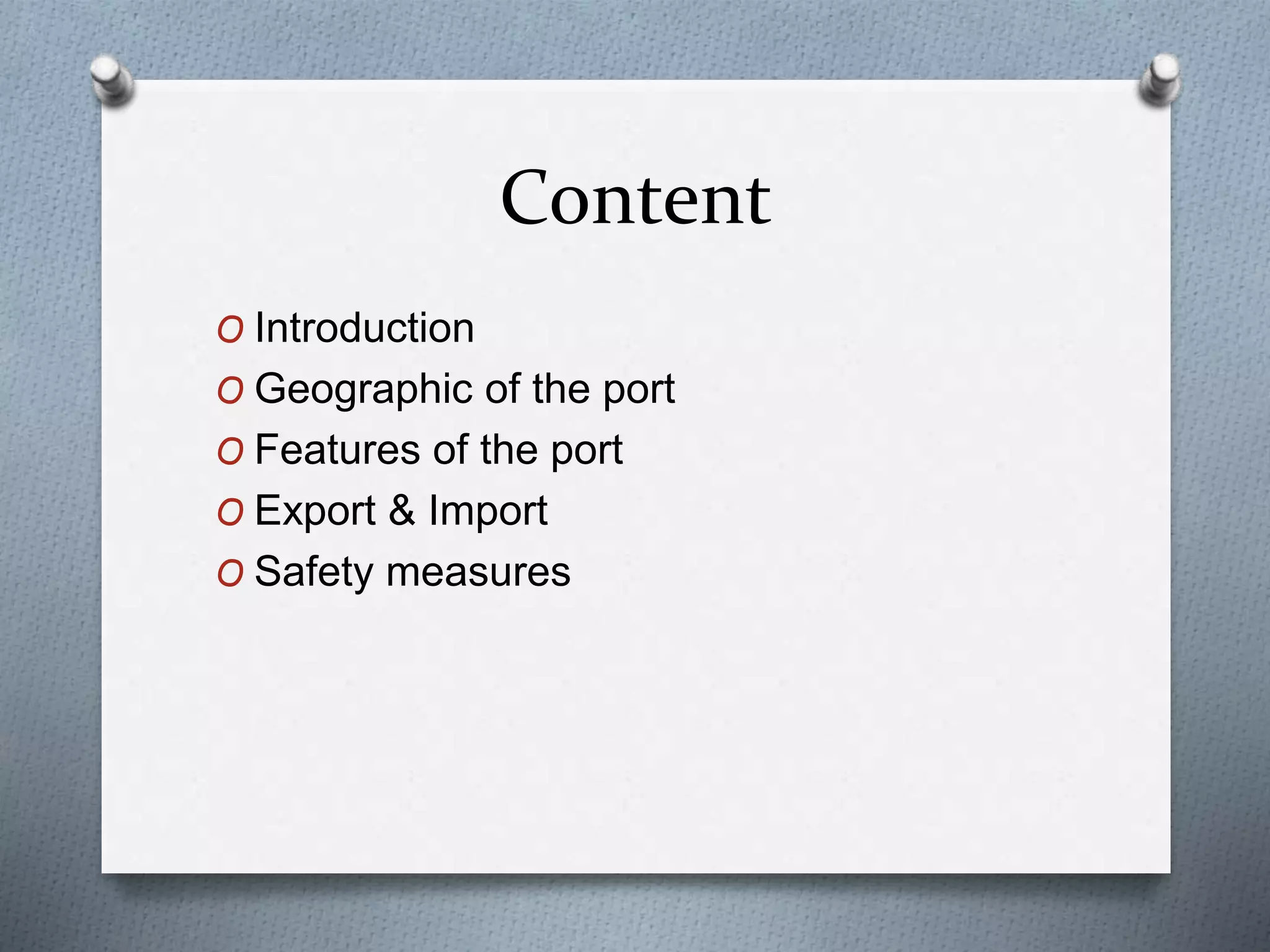 An overview to Kandla port | PPTX