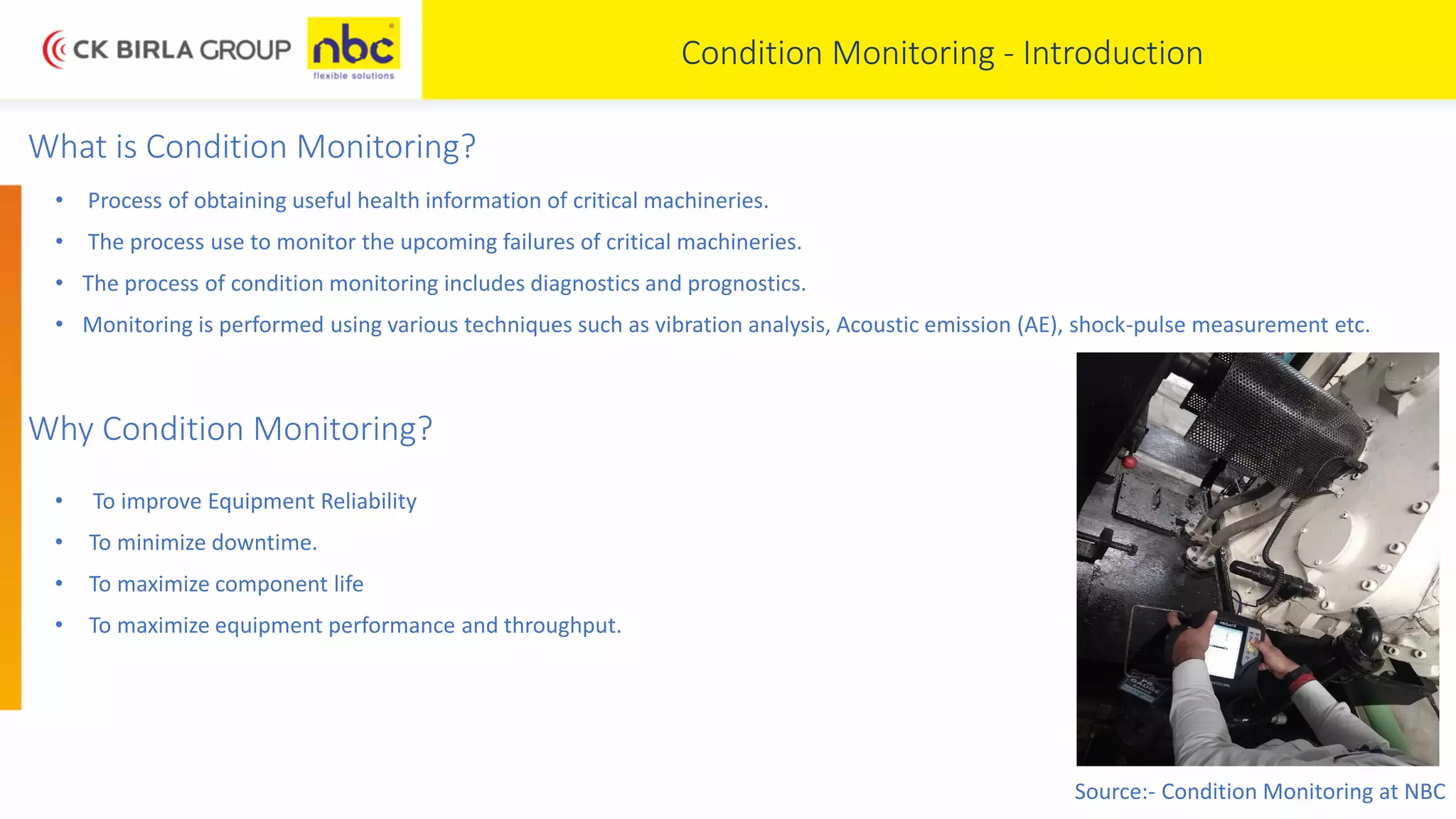 An overview to condition based monitoring | PDF