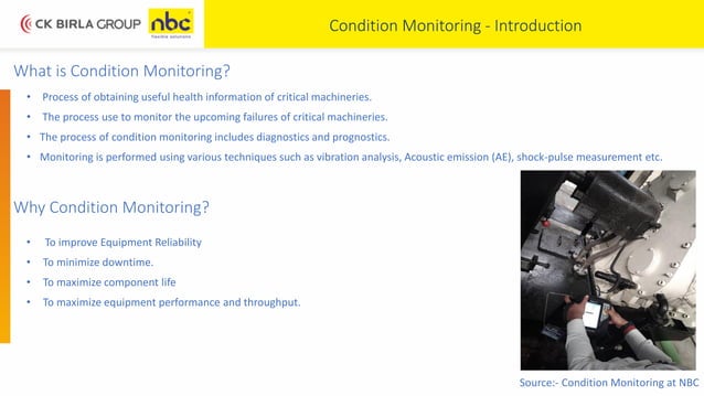 An overview to condition based monitoring | PDF