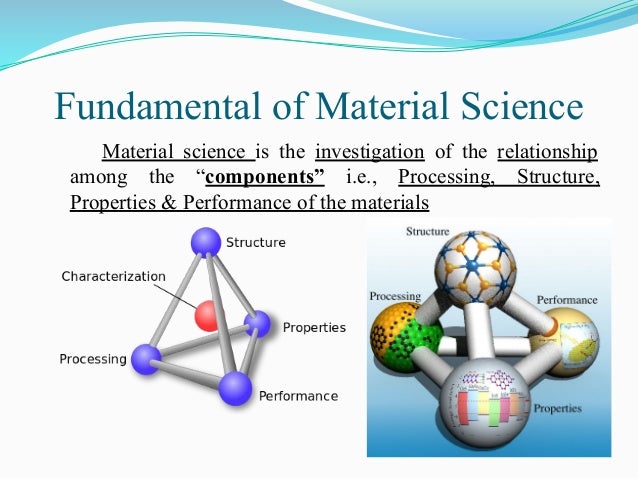 An overview to the science of materials.