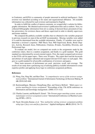 An OWA-Based Multi-Criteria System For Assigning Reviewers | PDF