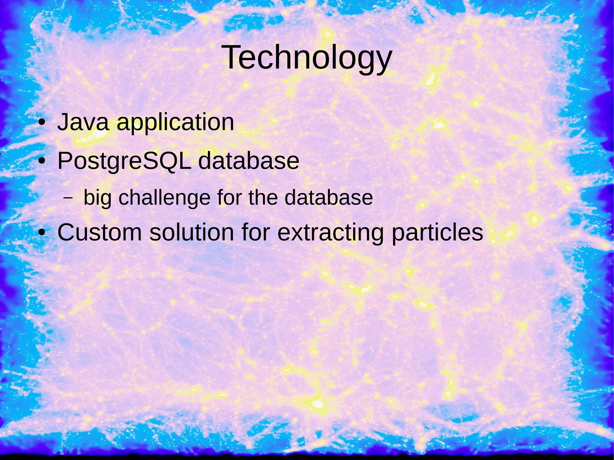 Cocos Building A Large Scale Cosmological Simulation Databasenowinski Ppt