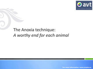 Anoxia: what is it? | PPTX