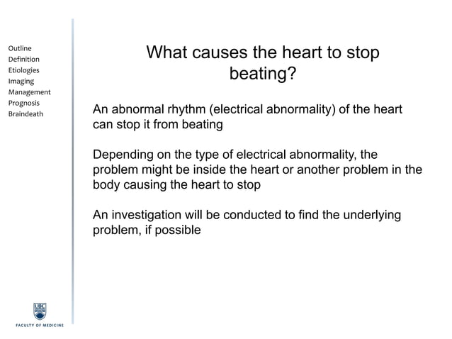 Anoxic brain injury and braindeath info for patient's families | PPT