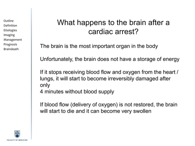 Anoxic brain injury and braindeath info for patient's families | PPTX