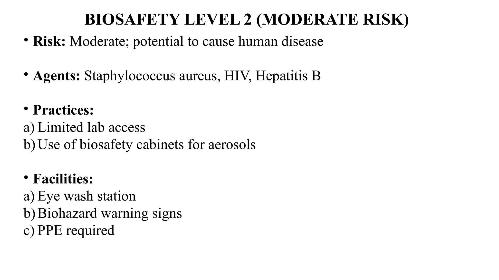 Biosafety, biosafety levels and biohazards.pptx