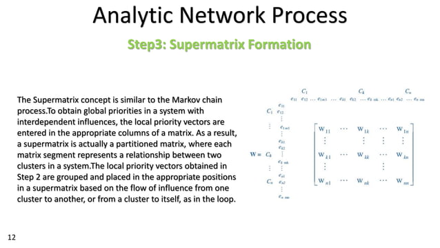Analytic Network Process Pptx Physics Science