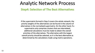 Analytic Network Process | PPTX
