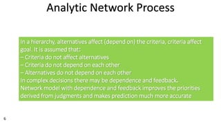 Analytic Network Process | PPTX