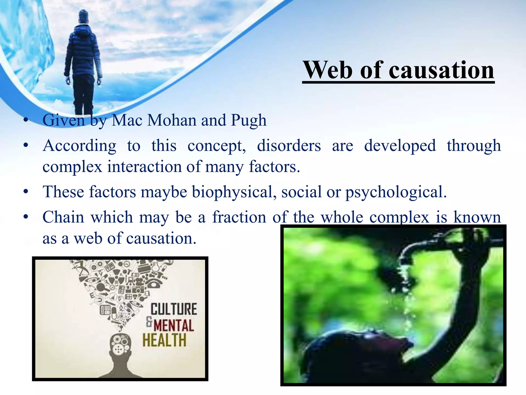 concepts of disease causation | PPTX
