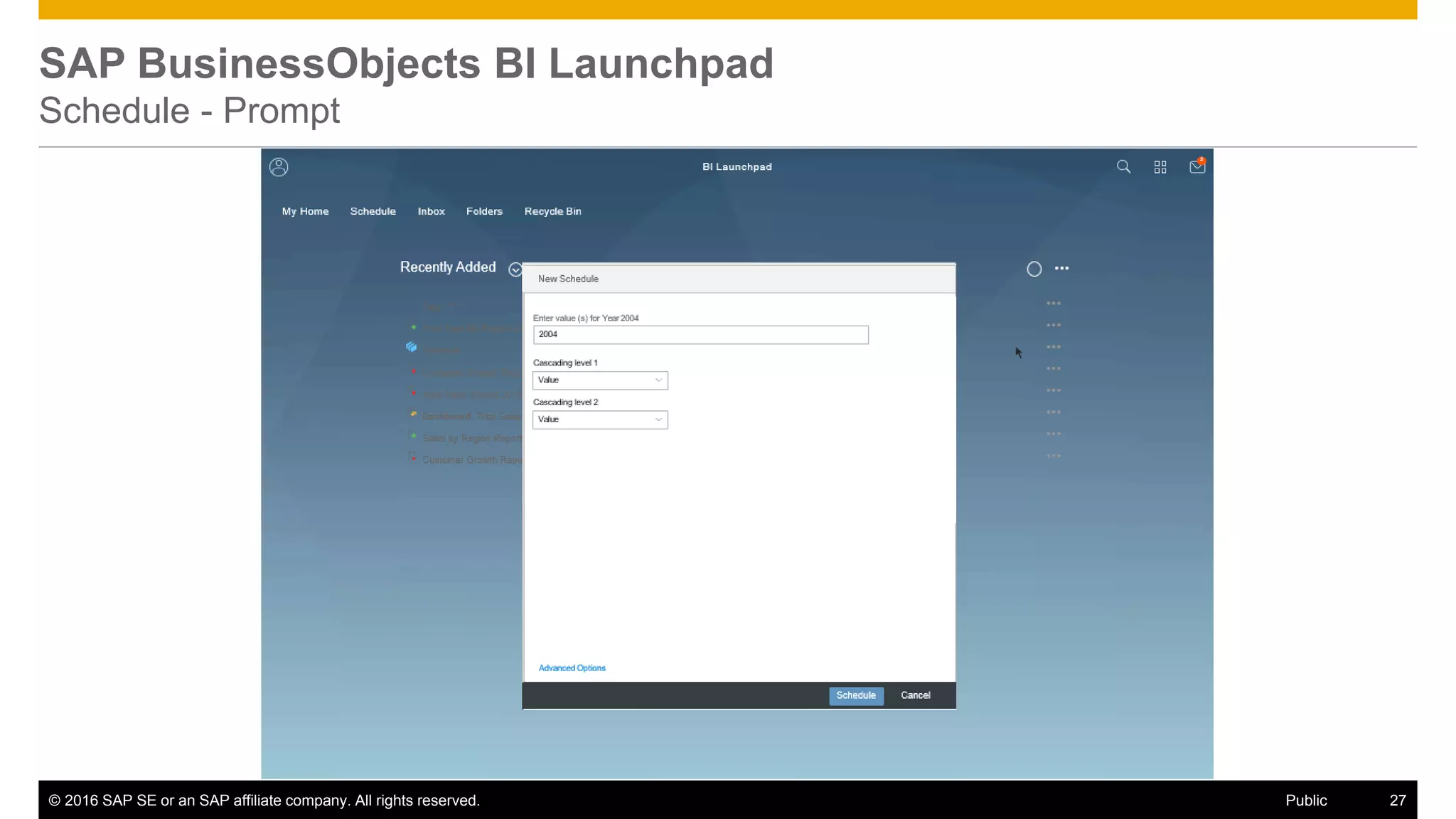 SAP Fiori with SAP BusinessObjects BI Launchpad | PDF