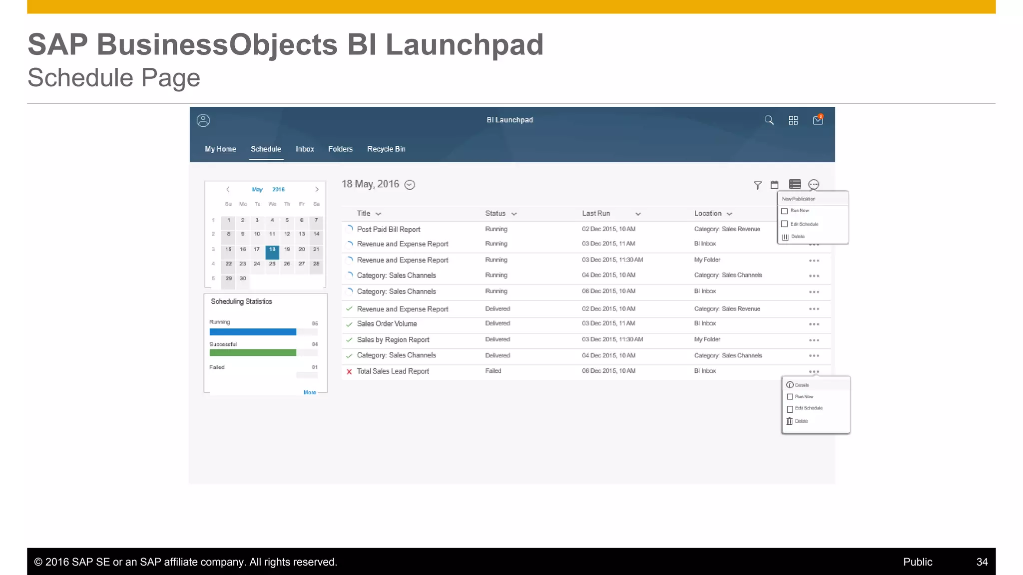 SAP Fiori with SAP BusinessObjects BI Launchpad | PDF