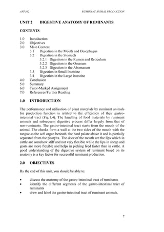 ANP-302: RUMINANT ANIMAL PRODUCTION.pdff