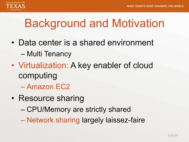 TCP Issues in DataCenter Networks | PPT