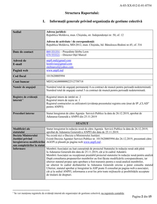 ANPFI Raport anual de transparenta pentru anul 2020 | PDF