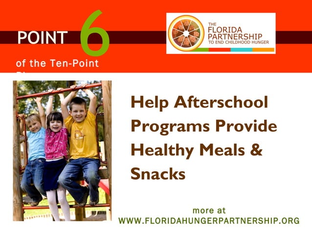 Florida's Afterschool Nutrition Program (09-2011) | PPT | Daycare and ...