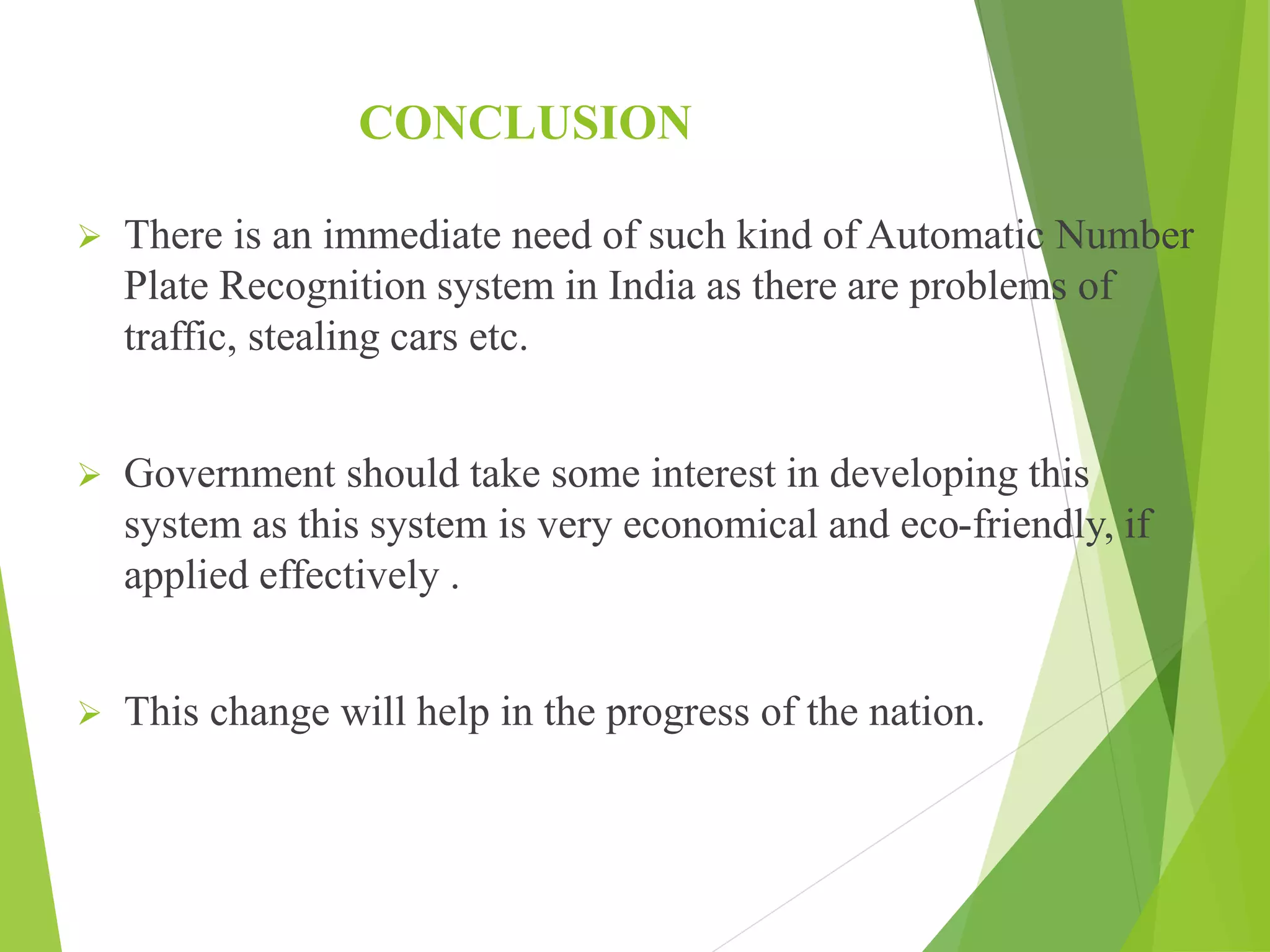 Automatic Number Plate Recognition Ppt