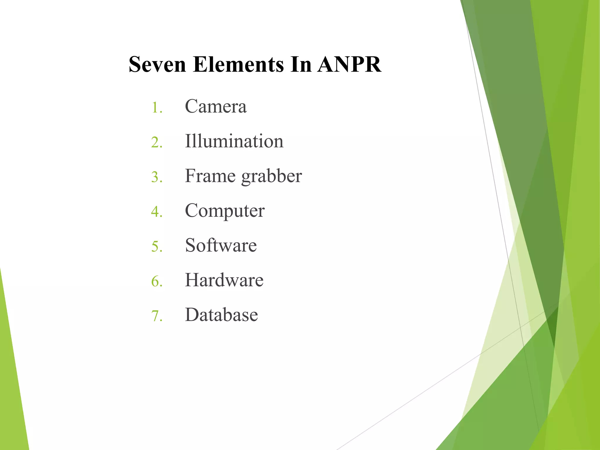Automatic Number Plate Recognition Pptx Operating Systems
