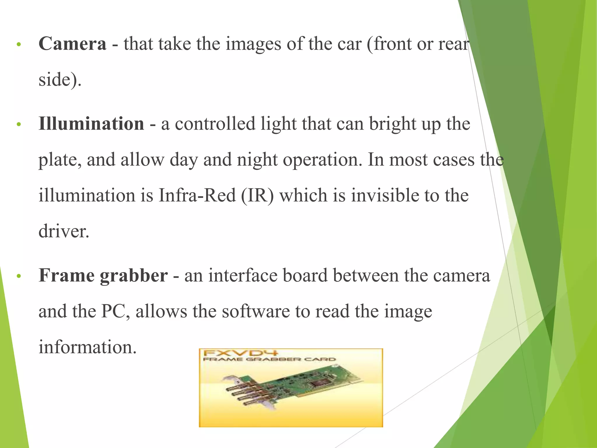 Automatic Number Plate Recognition Pptx Operating Systems