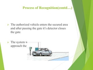 automatic number plate recognition | PPTX