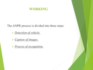 automatic number plate recognition | PPTX