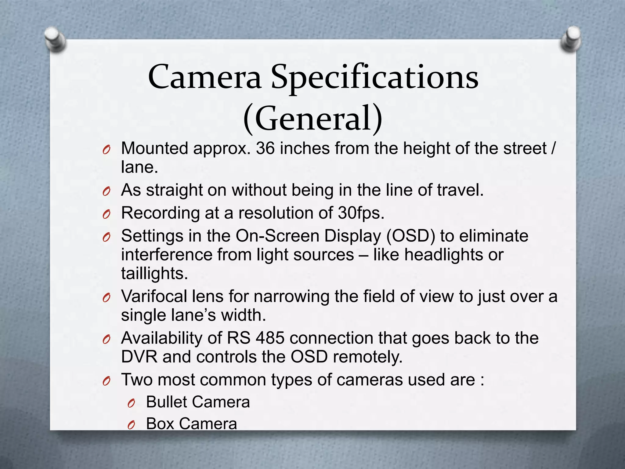Automatic Number Plate Recognition (ANPR) | PPTX