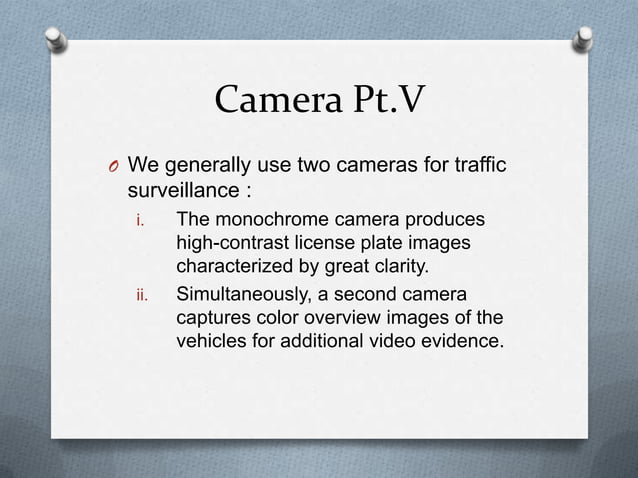 Automatic Number Plate Recognition (ANPR) | PPTX | Cameras and Camcorders | Consumer Electronics