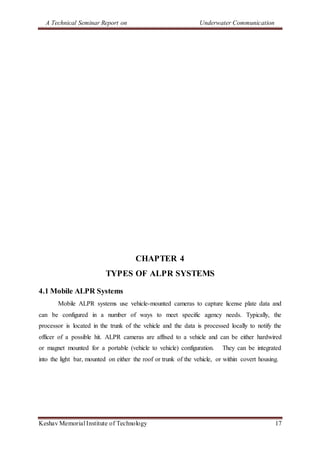 Automatic Number Plate Recognition | DOCX