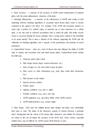 Automatic Number Plate Recognition | DOCX
