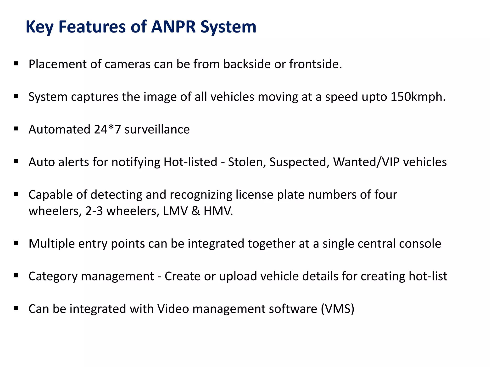 Automated Number Plate Recognition | PPTX | Cameras and Camcorders | Consumer Electronics