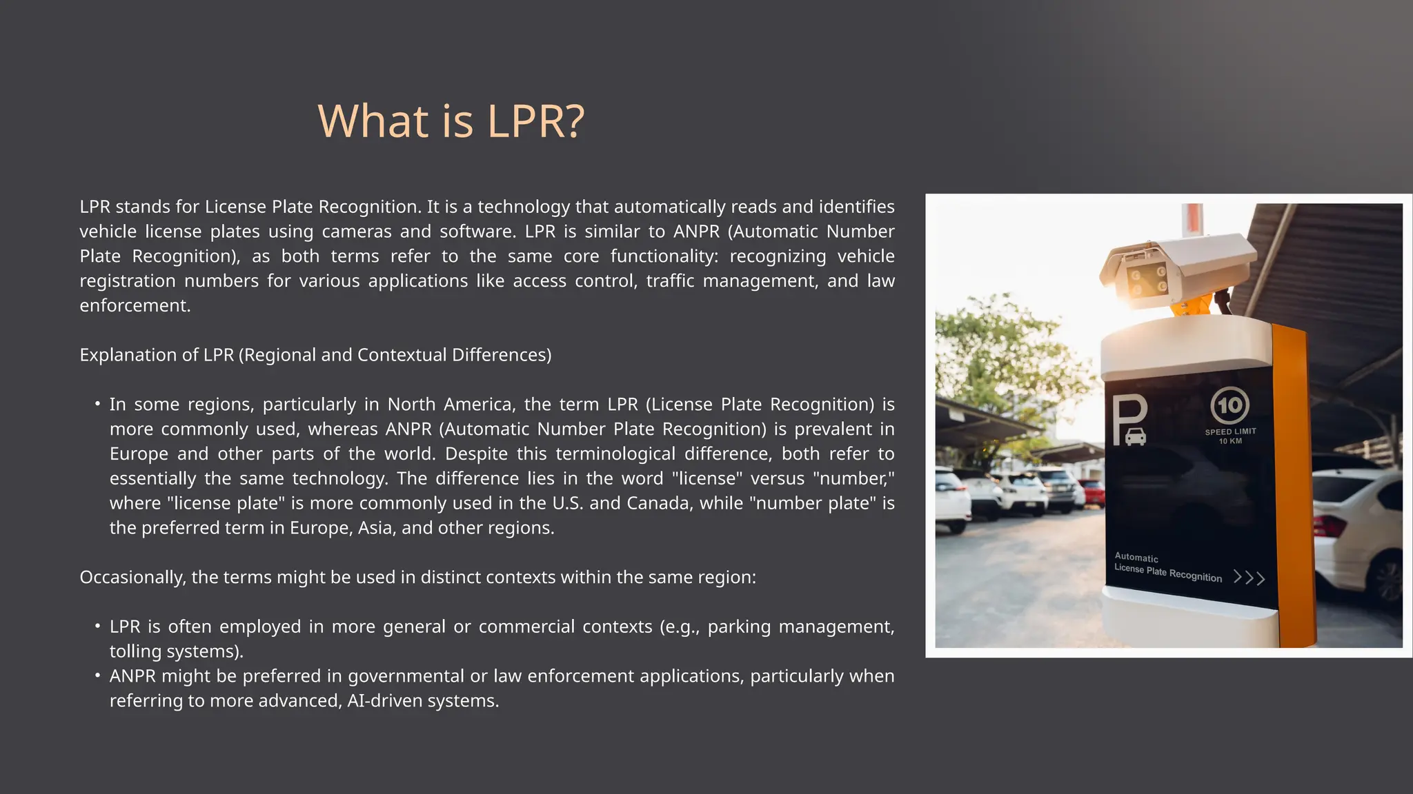 ANPR Based Vehicle Access Control Systems | PPTX