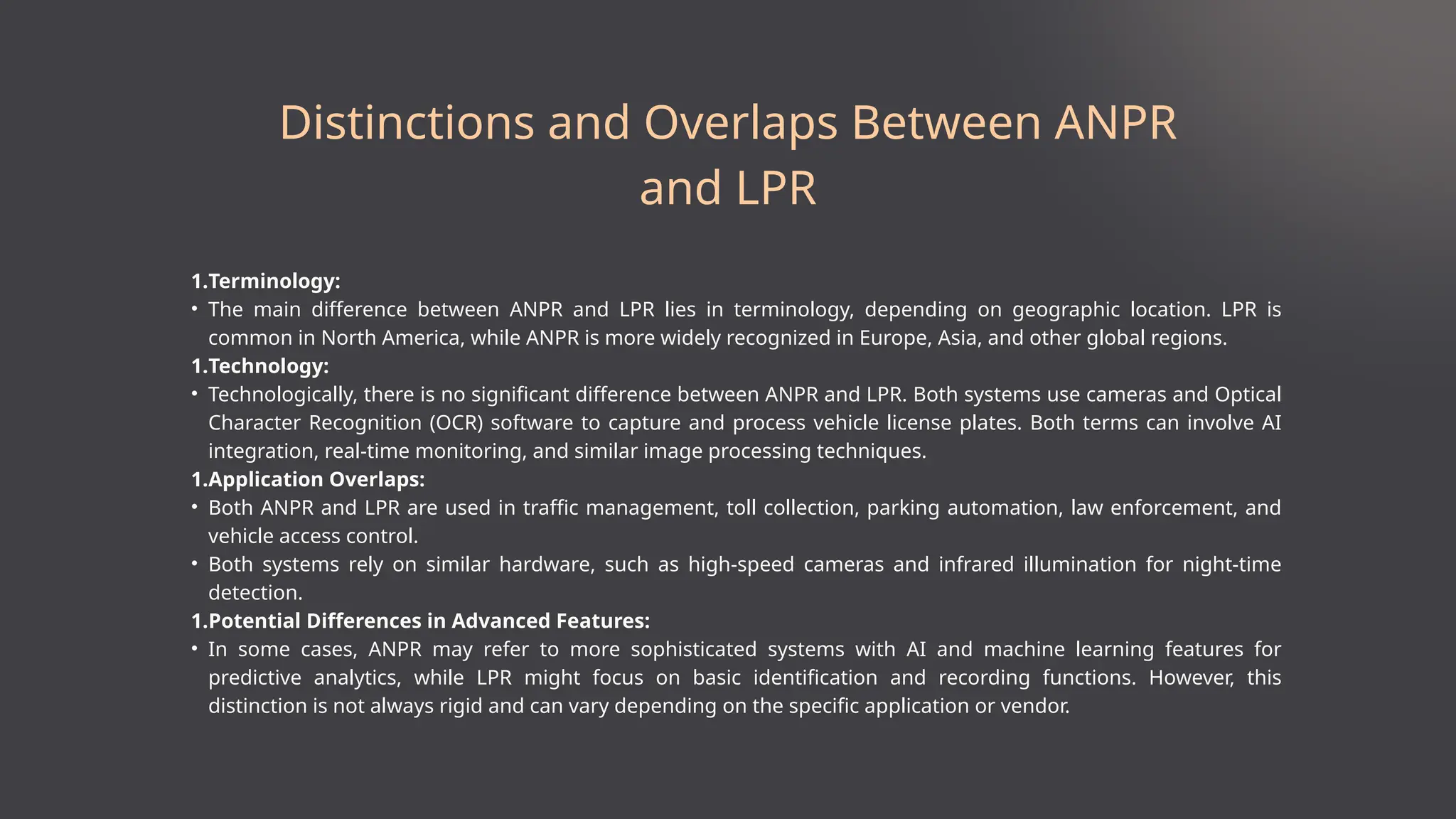 ANPR Based Vehicle Access Control Systems | PPTX
