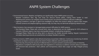 ANPR Based Vehicle Access Control Systems | PPTX